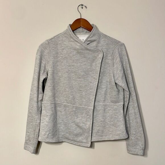 Lou & Grey | Jackets & Coats | Lou Grey Asymmetric Gray Lounge Jacket ...